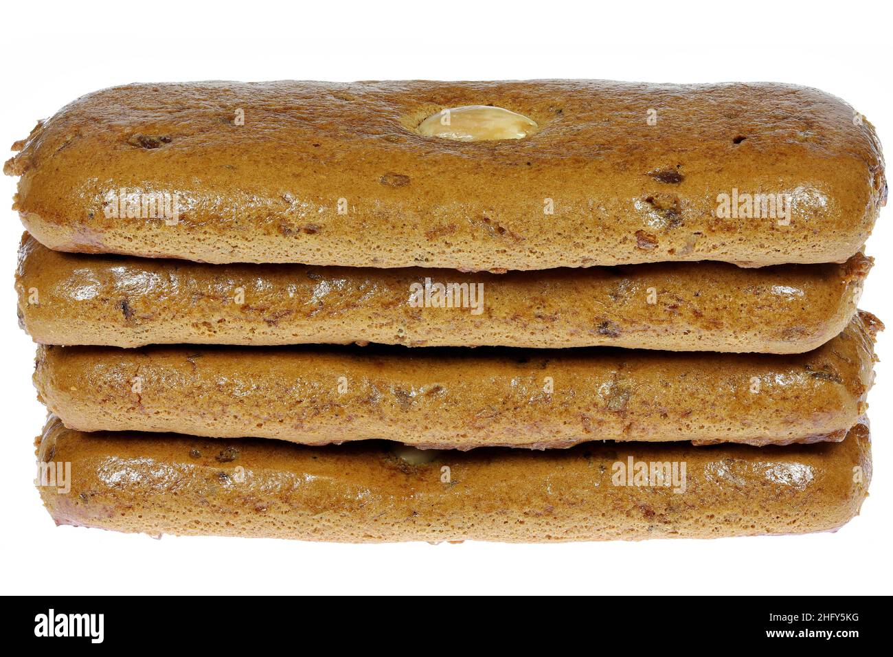 Aachener Printen isolated on white background. Aachener Printen are a ...