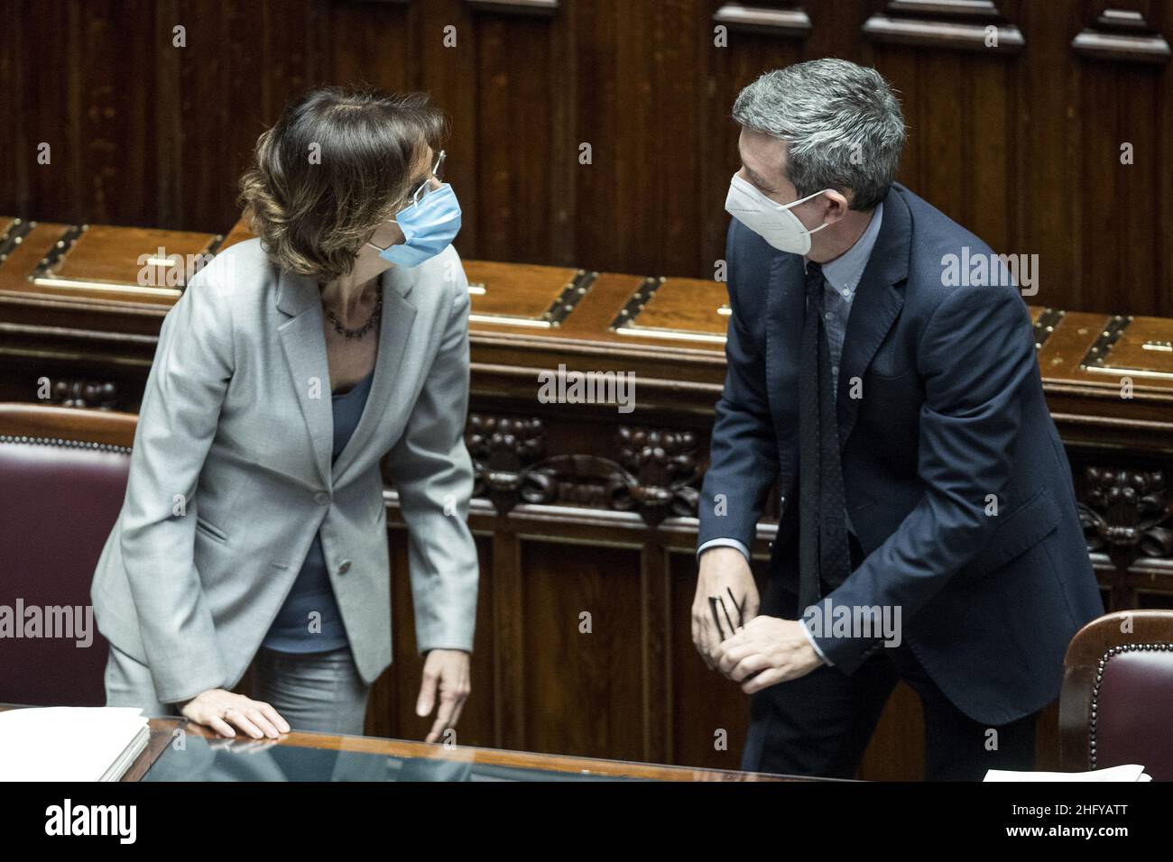 Roberto Monaldo / LaPresse 19-05-2021 Rome (Italy) Chamber of Deputies ...