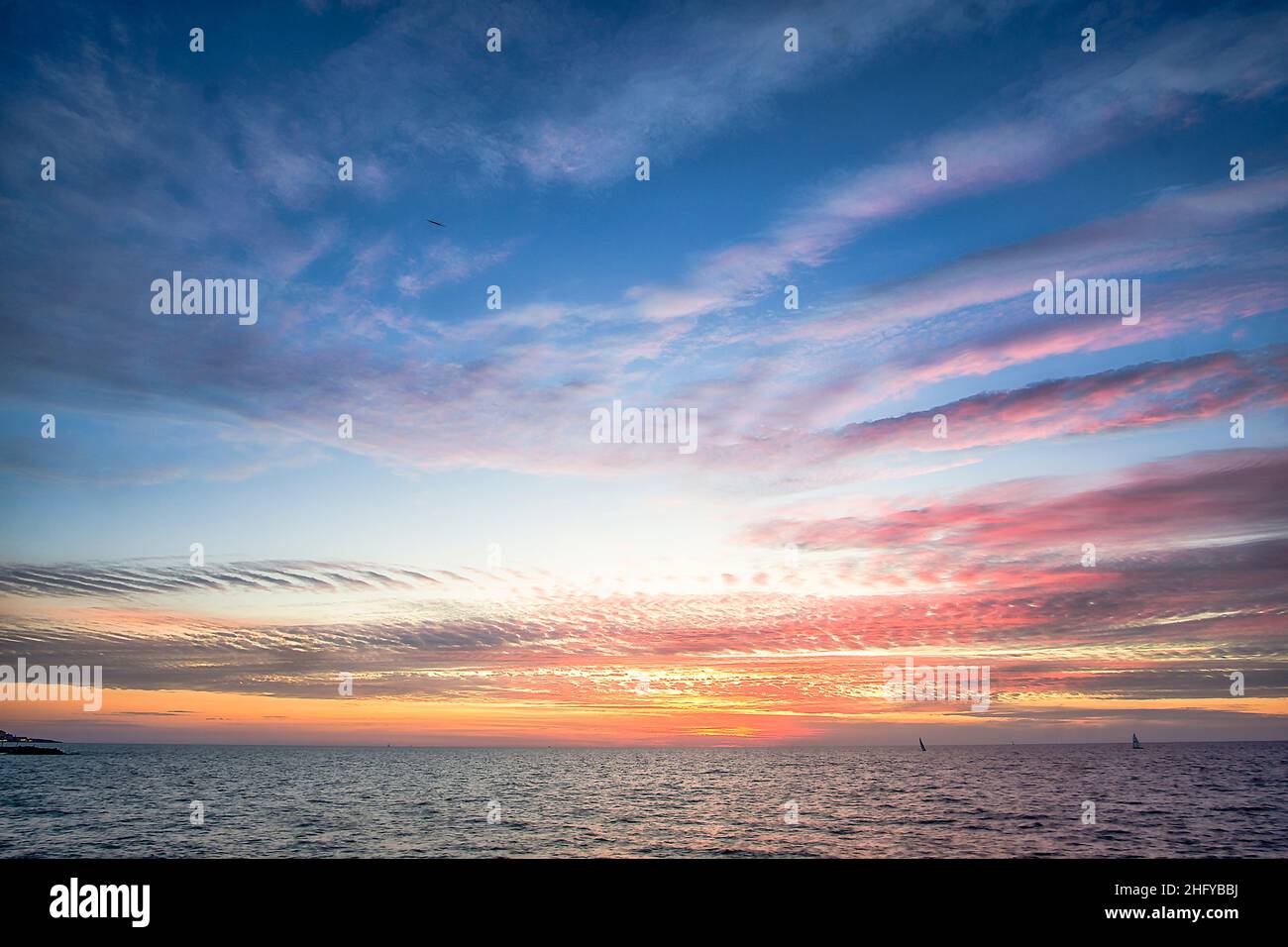 Sunset in Israel Views of the Holy Land Stock Photo - Alamy