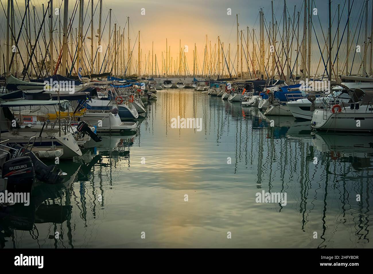 Sunset in Israel Views of the Holy Land Stock Photo - Alamy