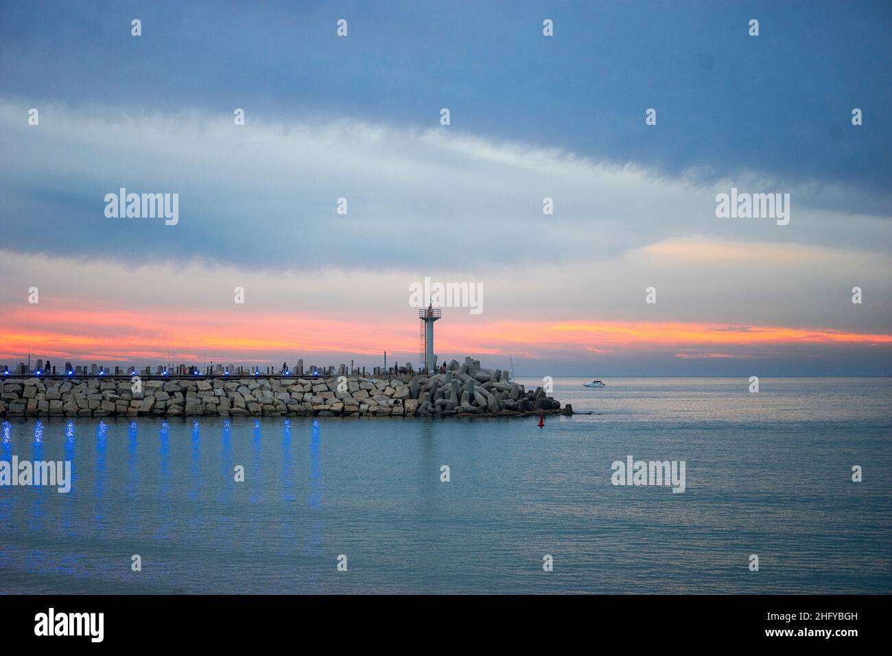 Sunset in Israel Views of the Holy Land Stock Photo - Alamy