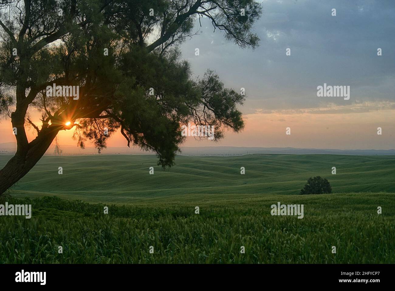 Sunset in Israel Views of the Holy Land Stock Photo - Alamy