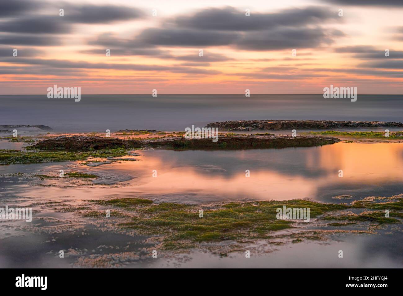 Sunset in Israel Views of the Holy Land Stock Photo - Alamy