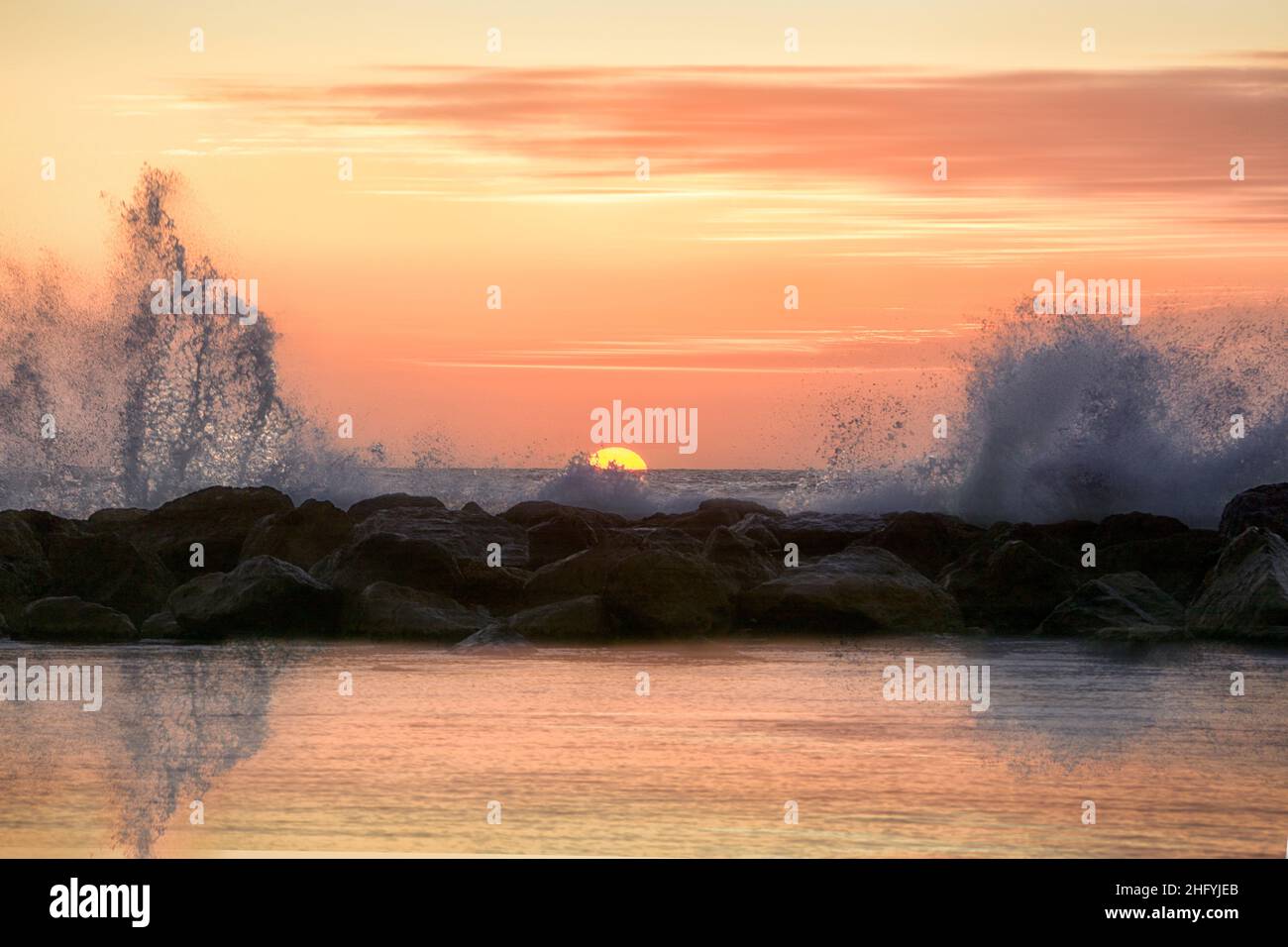 Sunset in Israel Views of the Holy Land Stock Photo - Alamy