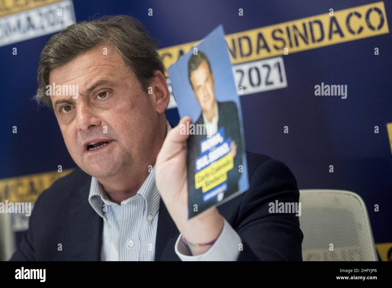 Roberto Monaldo / LaPresse 24-05-2021 Rome (Italy) Carlo Calenda ...