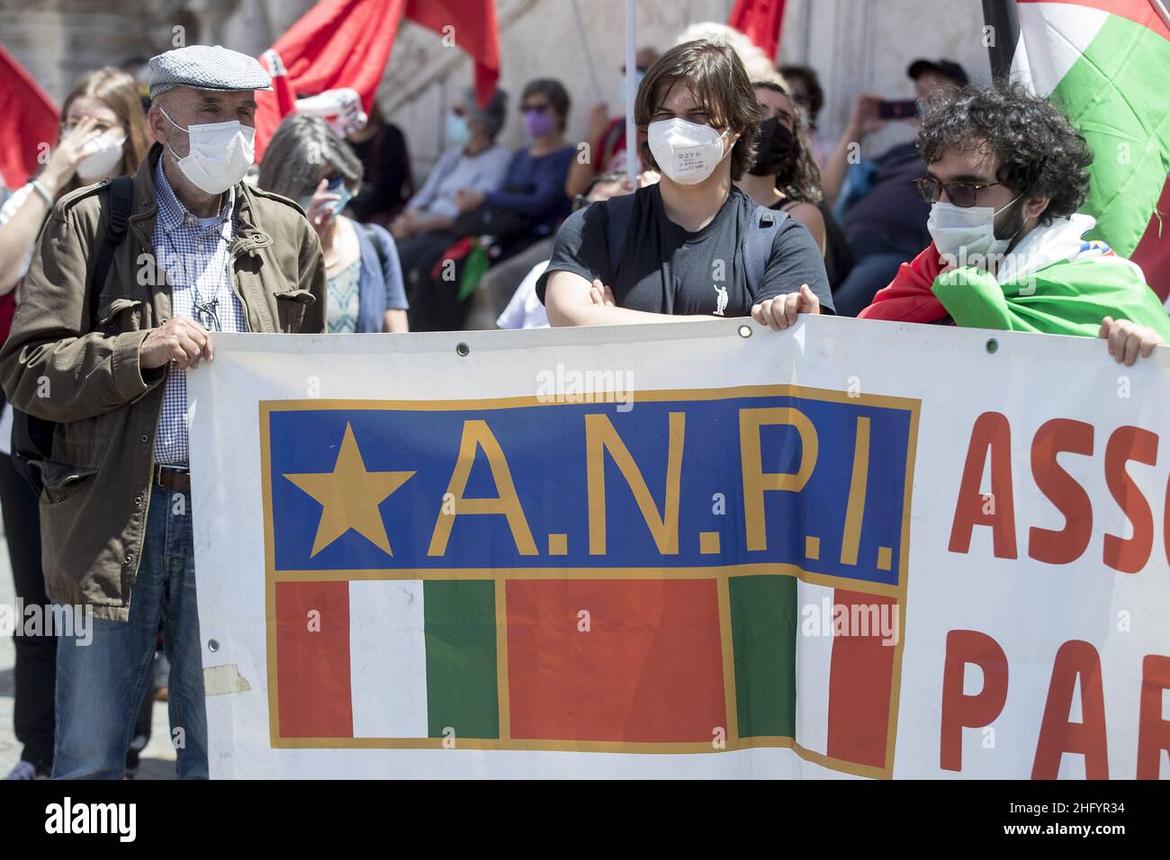Roberto Monaldo / LaPresse 29-05-2021 Rome (Italy) Protest of the ...
