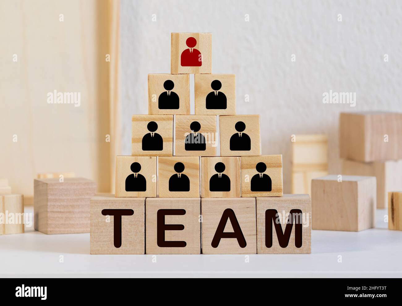 Human resource management and recruitment business team concept. Hand ...