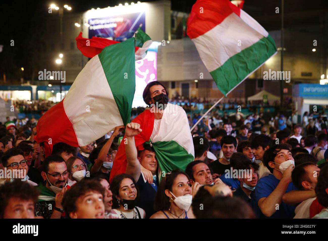 Uefa euro 2020 italia hi-res stock photography and images - Alamy