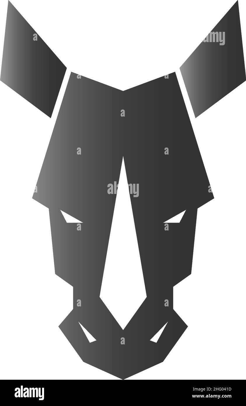 Rhino icon logo design template vector Stock Vector Image & Art - Alamy