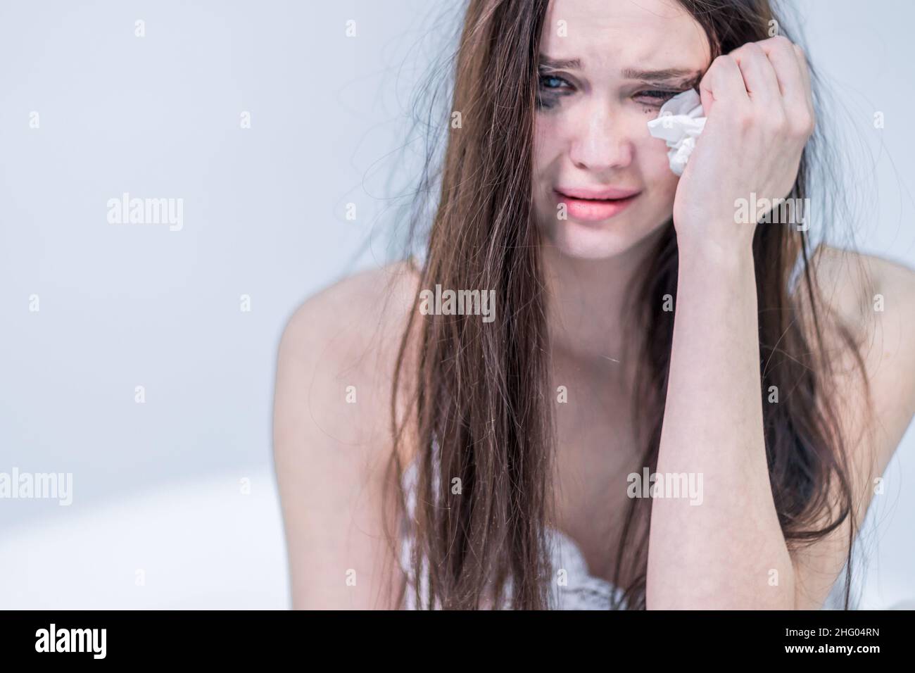 Depression. Broken heart. Get upset. Heartbroken. Get the bad news. To ...