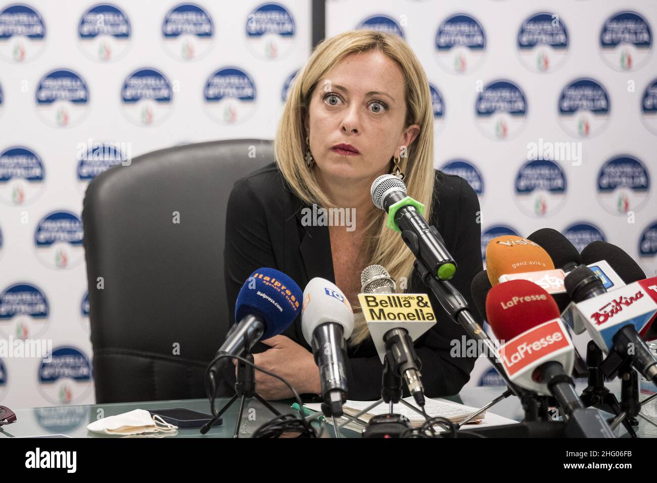 Roberto Monaldo / LaPresse 30-06-2021 Rome (Italy) Giorgia Meloni ...