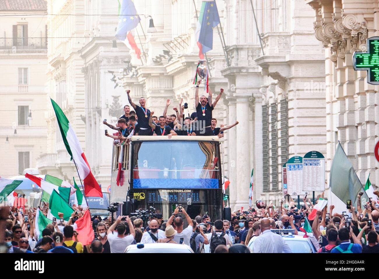 Mauro Scrobogna /LaPresse July 12, 2021 Rome, Italy Soccer Euro 2020 ...