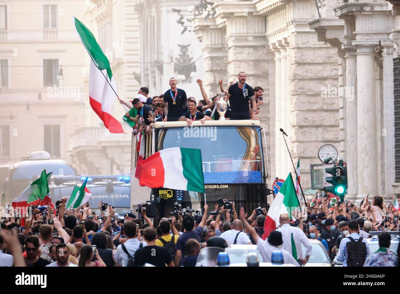Mauro Scrobogna /LaPresse July 12, 2021 Rome, Italy Soccer Euro 2020 ...