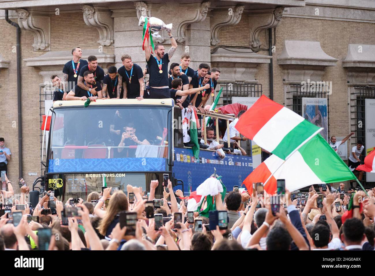 Mauro Scrobogna /LaPresse July 12, 2021 Rome, Italy Soccer Euro 2020 ...