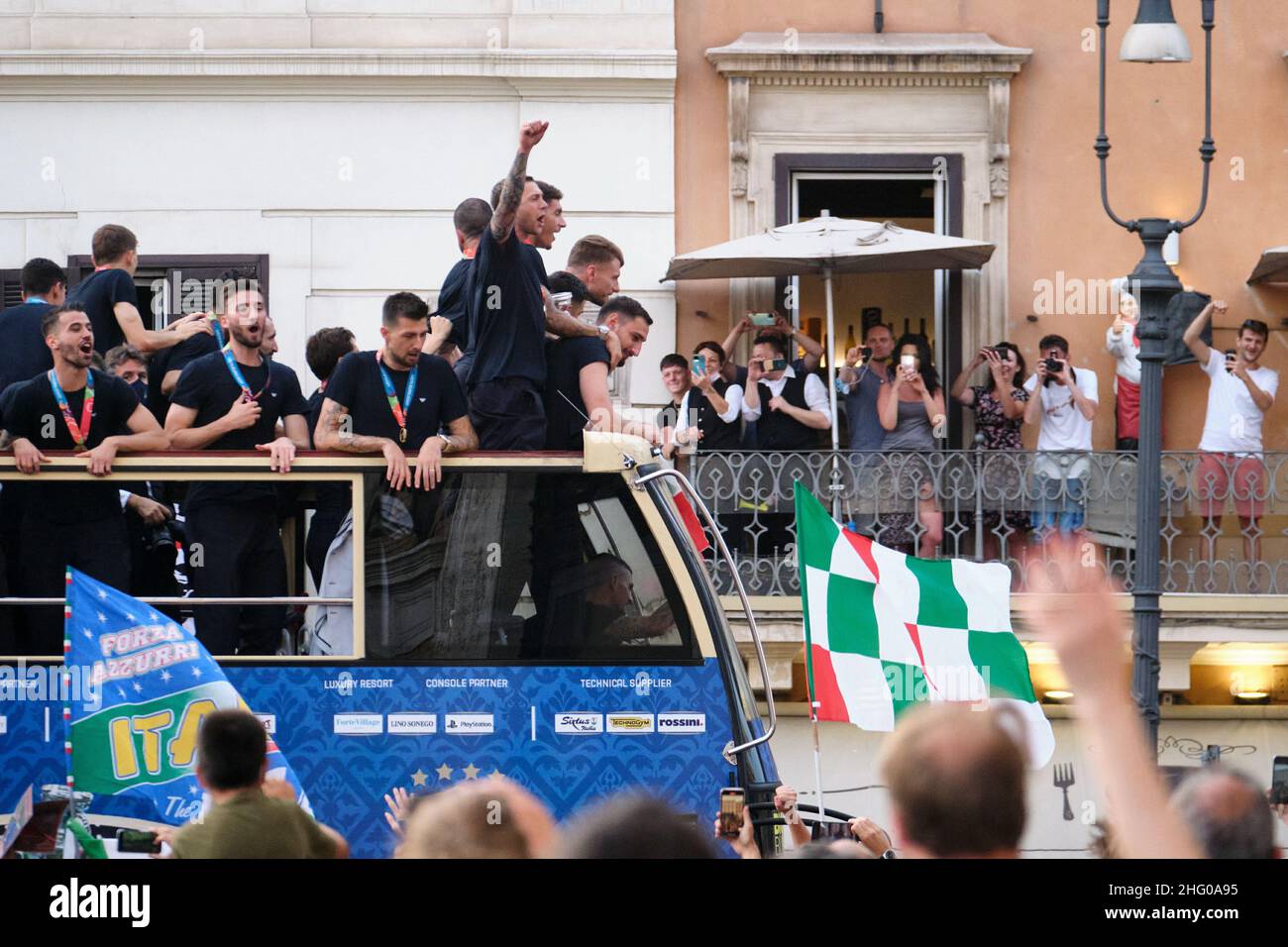 Mauro Scrobogna /LaPresse July 12, 2021 Rome, Italy Soccer Euro 2020 ...