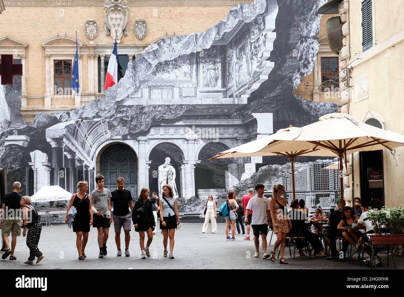 Mauro Scrobogna /LaPresse July 25, 2021 Rome, Italy News Street Art - a ...