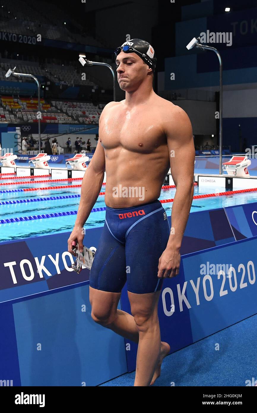 Gian Mattia D'Alberto / LaPresse July 31, 2021 Tokyo Tokyo 2020 Olympic Games Swimming In the ...