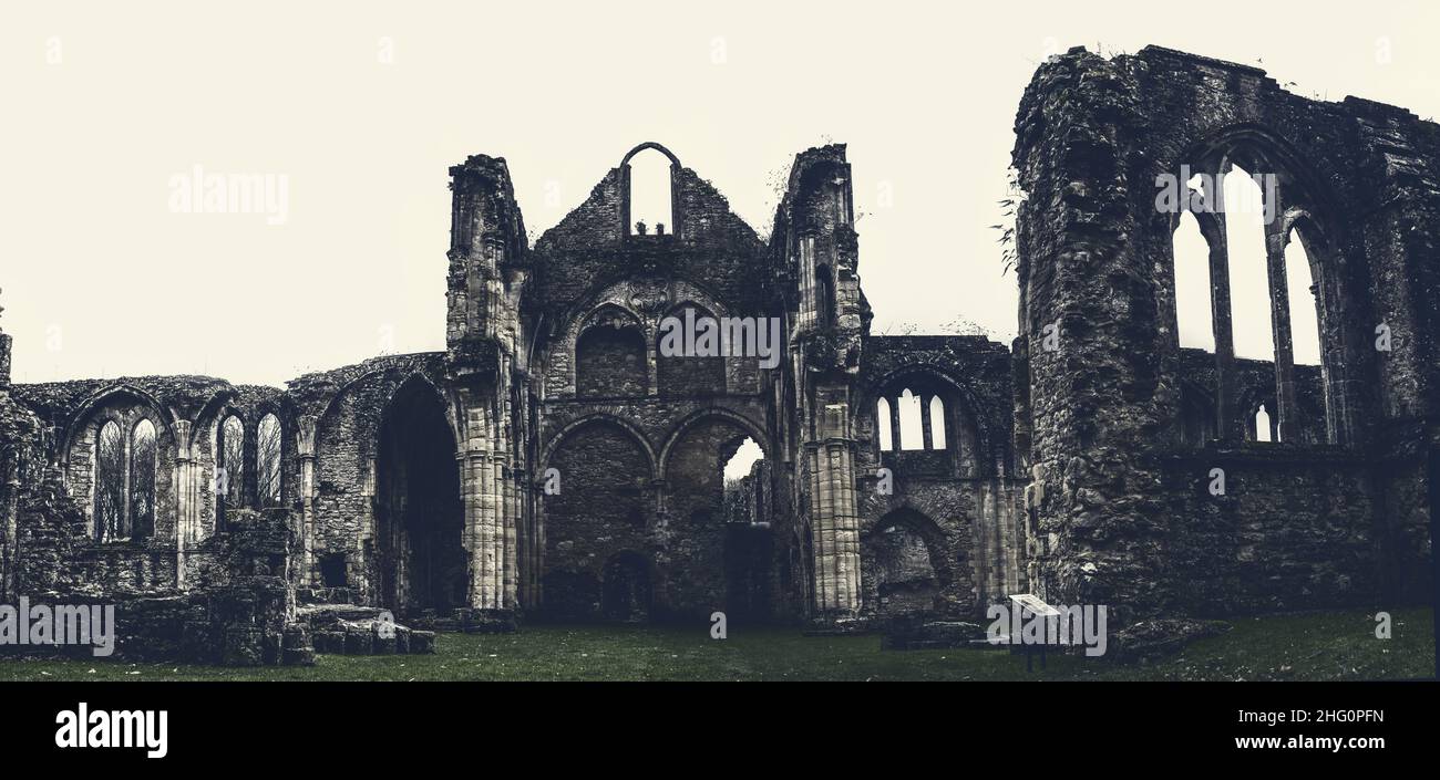 Netley Abbey, medieval monastery in the village of Netley near ...