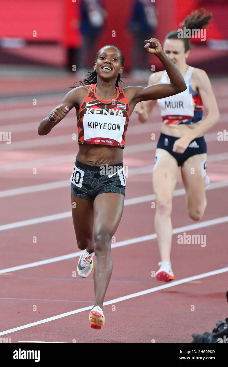 Alfredo Falcone - LaPresse nella foto:Faith Kipyegon 06/08/2021 Tokyo ...