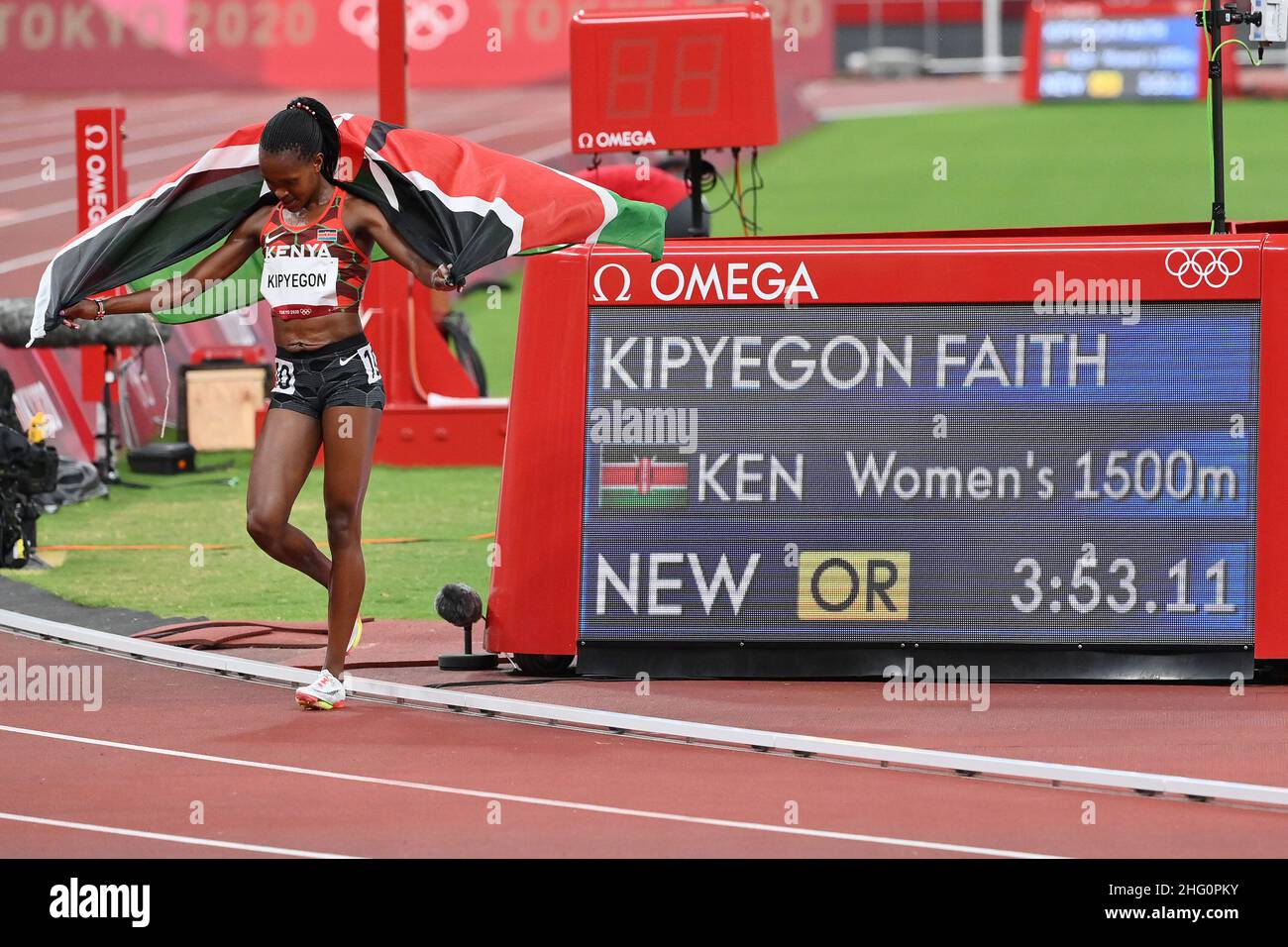 Alfredo Falcone - LaPresse nella foto:Faith Kipyegon 06/08/2021 Tokyo ...