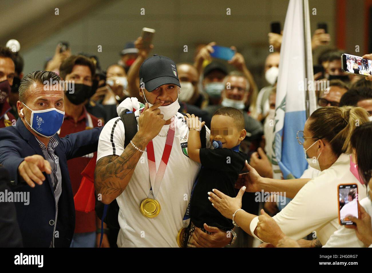 Cecilia Fabiano/ LaPresse August 09 , 2021 Roma (Italy) News : Marcell ...