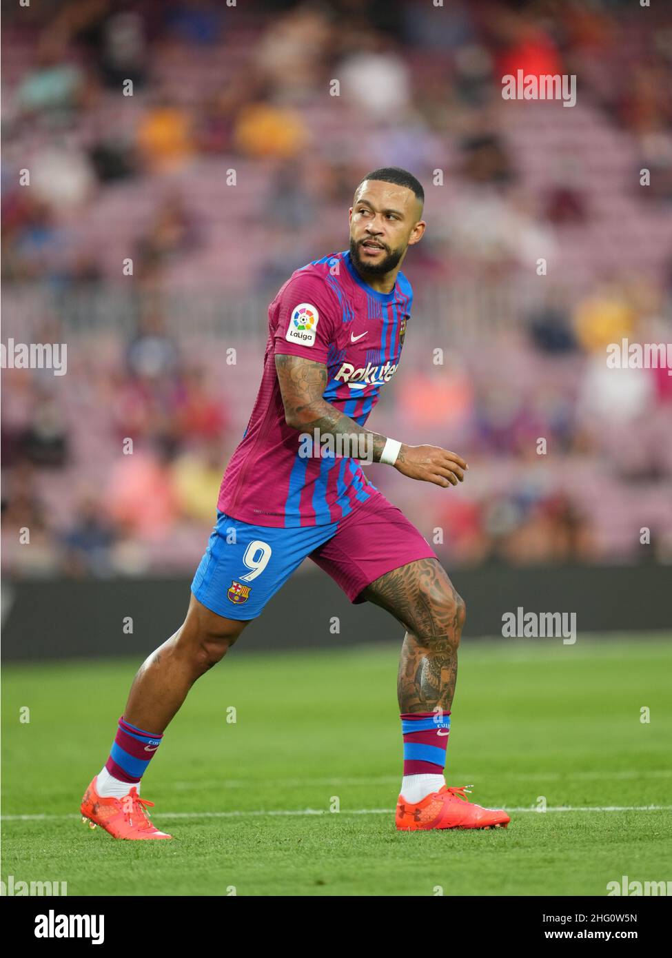 Memphis Depay of FC Barcelona during the La Liga match between FC ...