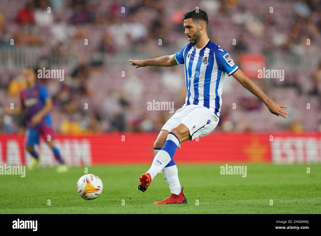 Mikel Merino of Real Sociedad during the La Liga match between FC ...