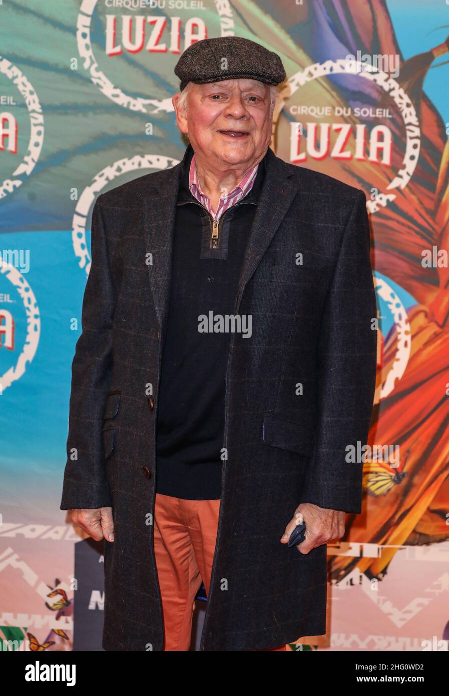 Sir David Jason OBE seen arriving for the Press Night of Cirque du ...