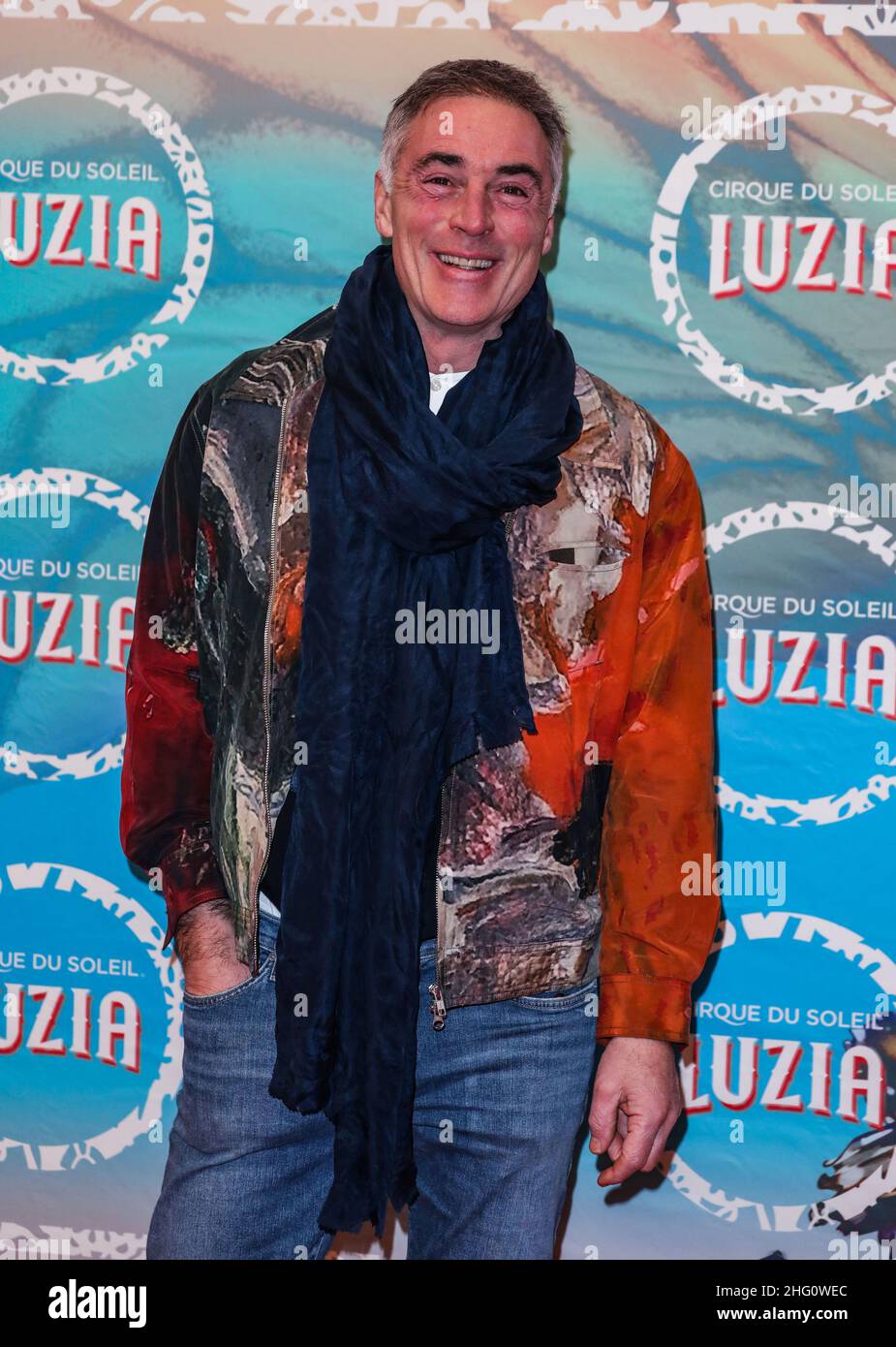 Greg Wise seen arriving for the Press Night of Cirque du Soleil's ...