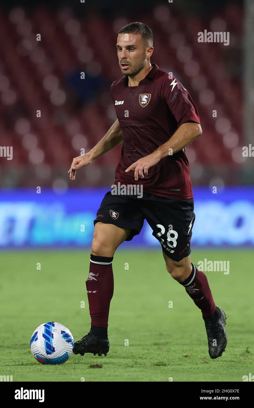 Alessandro Garofalo/LaPresse August 16, 2021 Salerno, Italy sport ...