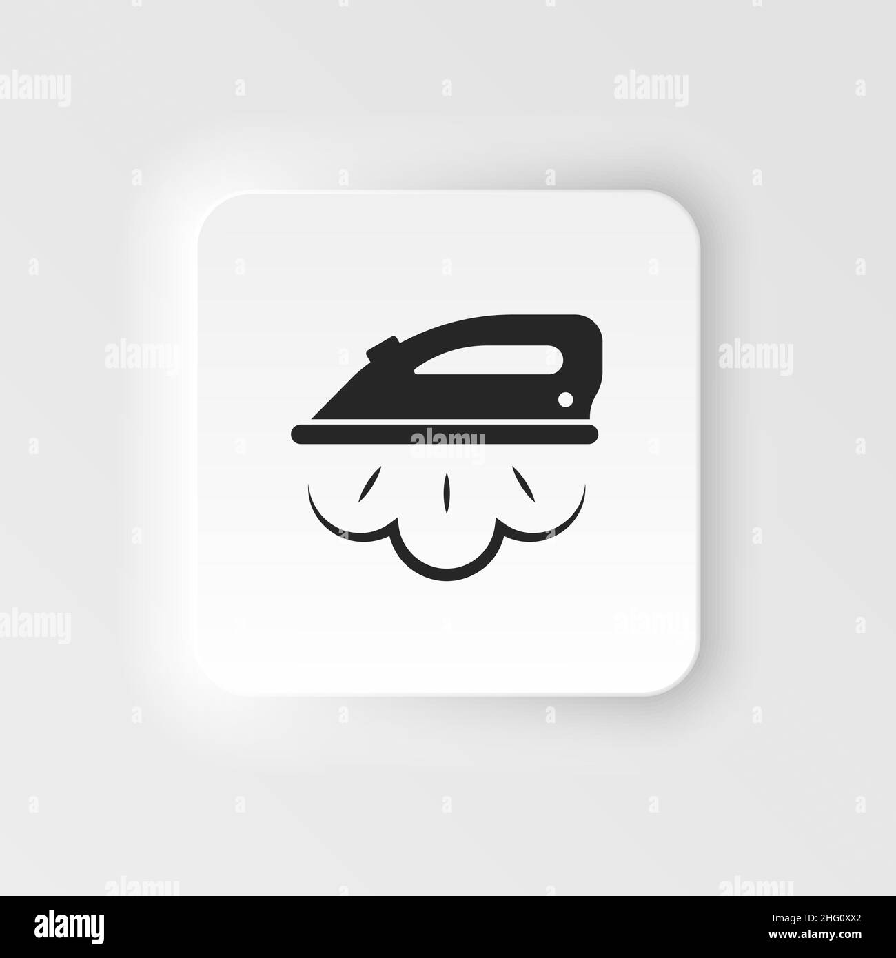 Ironing icon. Ironing linear symbol design from Cleaning collection ...