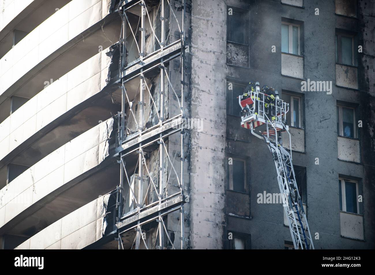 Torre del moro fire hi-res stock photography and images - Alamy