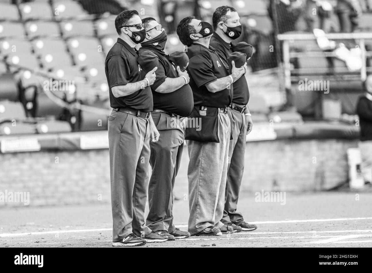 MAZATLAN, MEXICO - FEBRUARY 03: ampayer, umpire, ampayers, umpires ...