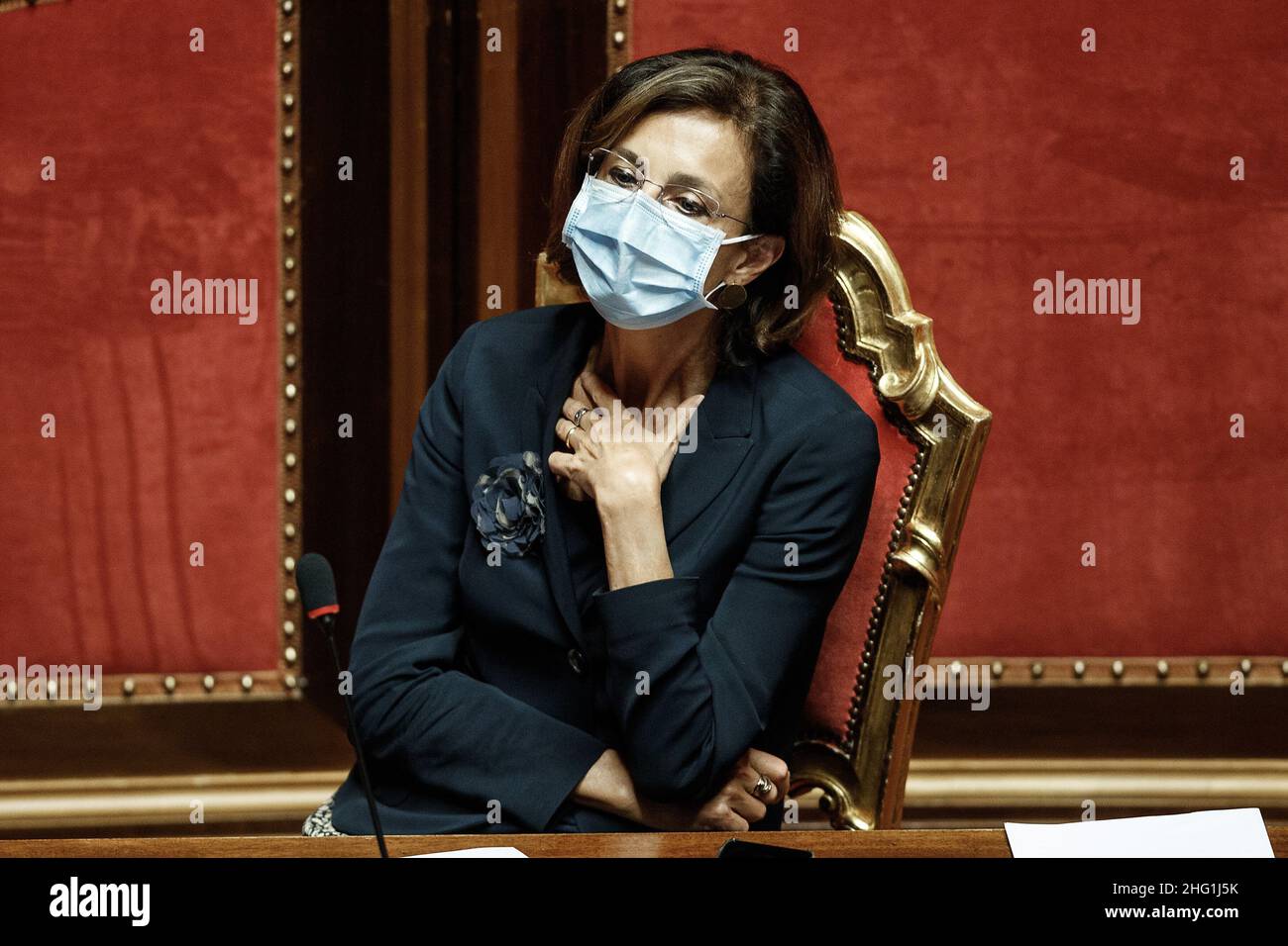 Roberto Monaldo / LaPresse 22-09-2021 Rome (Italy) Senate - Bill on ...