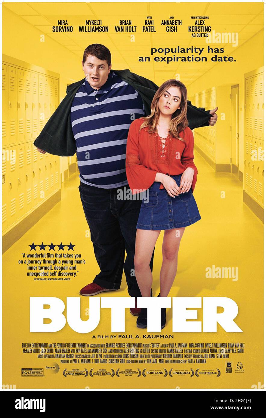 BUTTER, (aka BUTTER'S FINAL MEAL), poster, from left: Alex Kersting ...