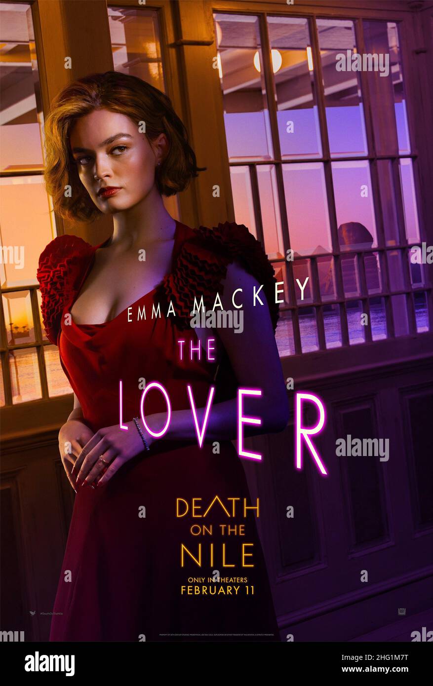 Emma mackey death on the nile hi-res stock photography and images - Alamy