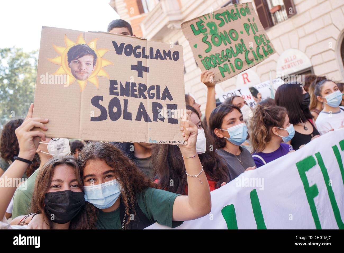 Roberto Monaldo / LaPresse 24-09-2021 Rome (Italy) Fridays for Future ...