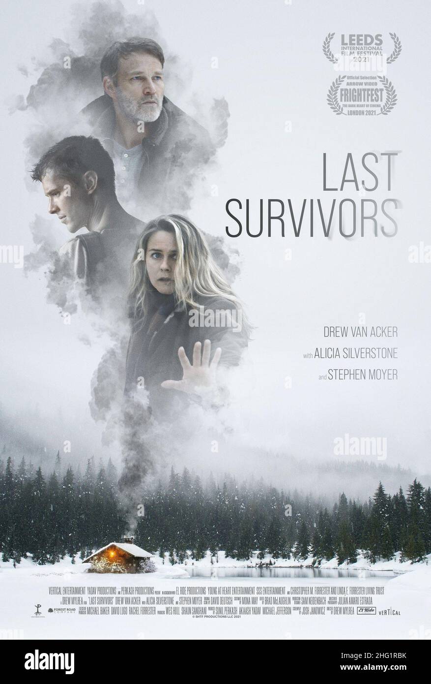 LAST SURVIVORS, poster, from top: Stephen Moyer, Drew Van Acker, Alicia ...