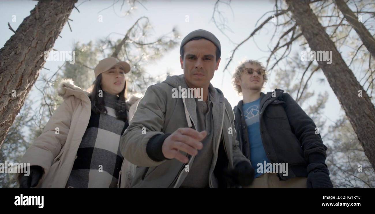 OLD STRANGERS, from left: Madeleine Humphries, Colton Eschief Mastro ...