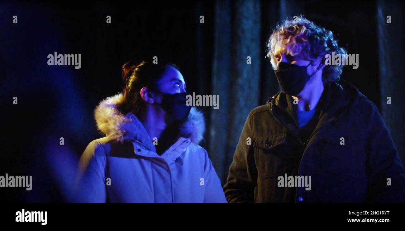 OLD STRANGERS, from left: Madeleine Humphries, Ted Evans, 2022 ...