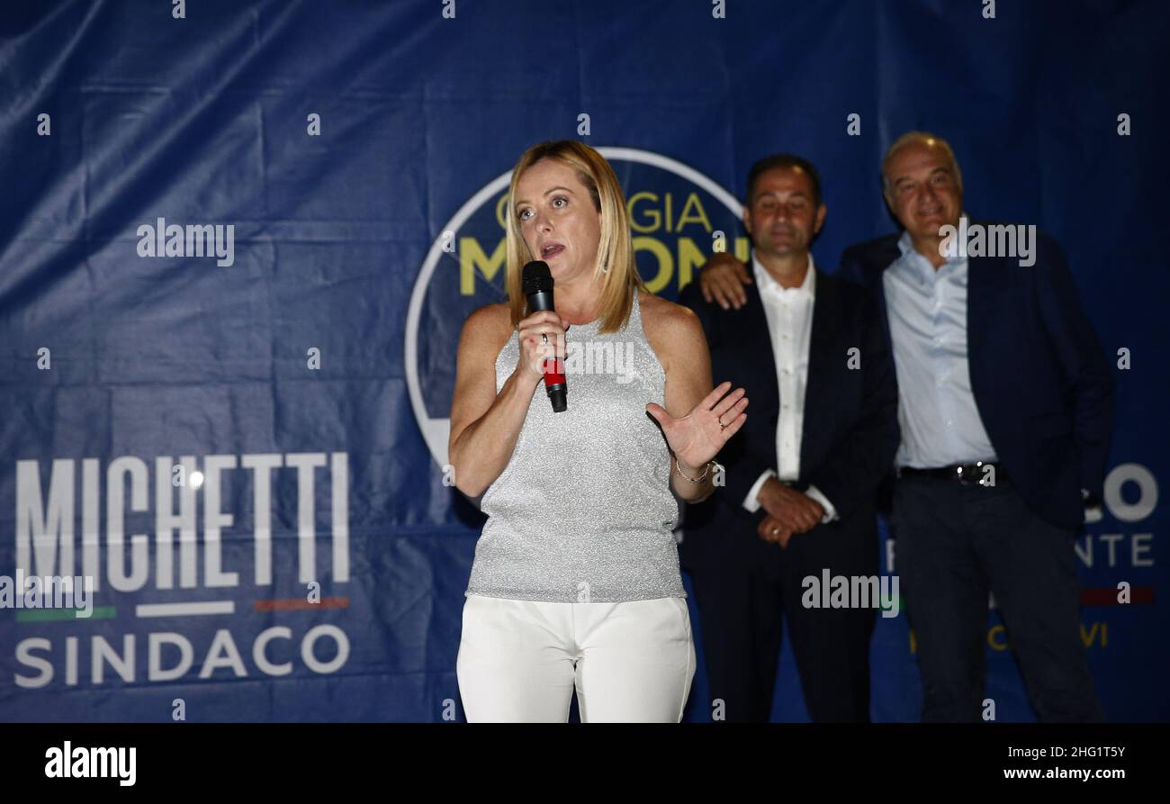 Foto Cecilia Fabiano/ LaPresse 28 Settembre 2021 - Roma (Italia) Politica Campagna elettorale ...