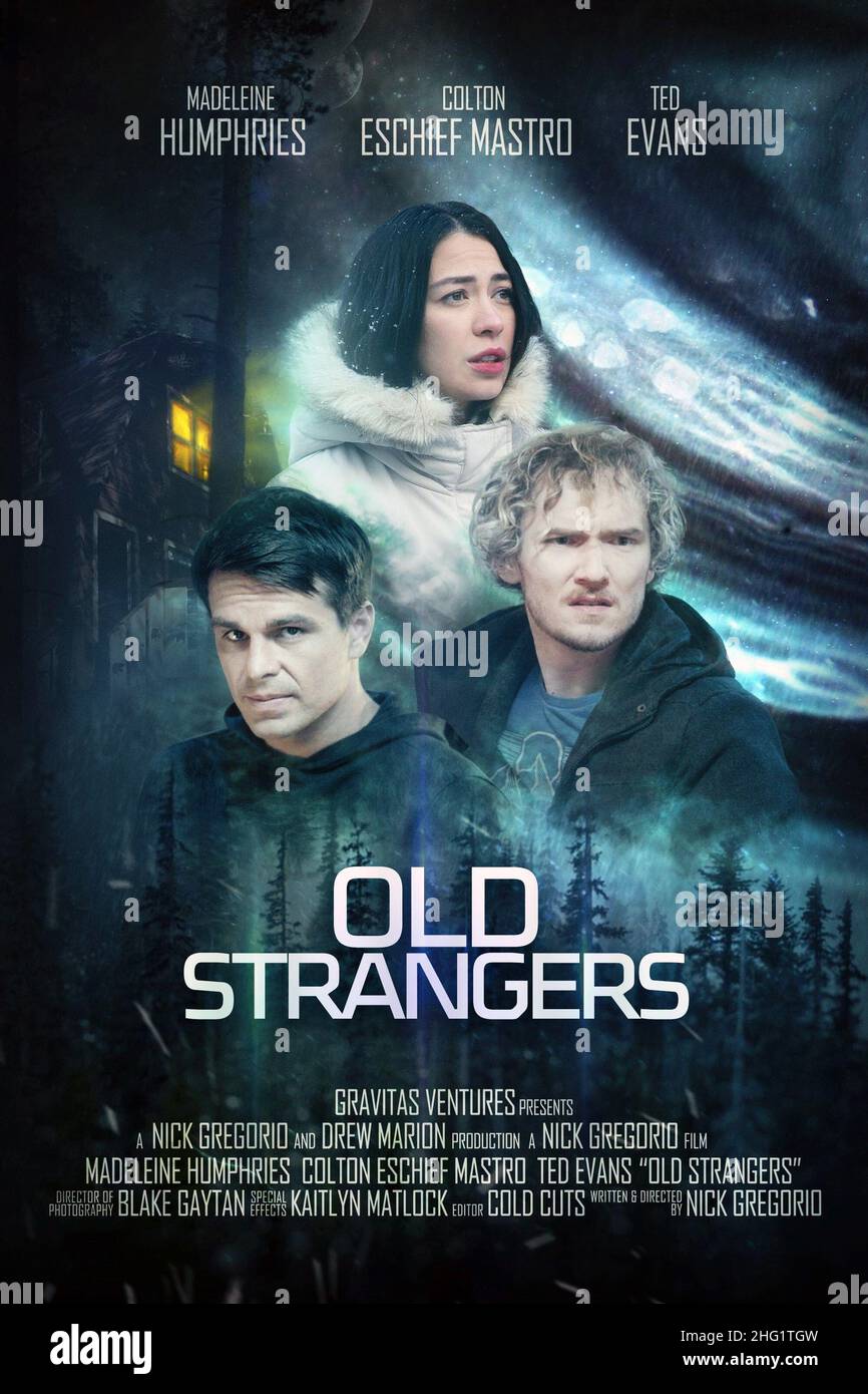 OLD STRANGERS, poster, from top: Madeleine Humphries, Ted Evans, Colton ...
