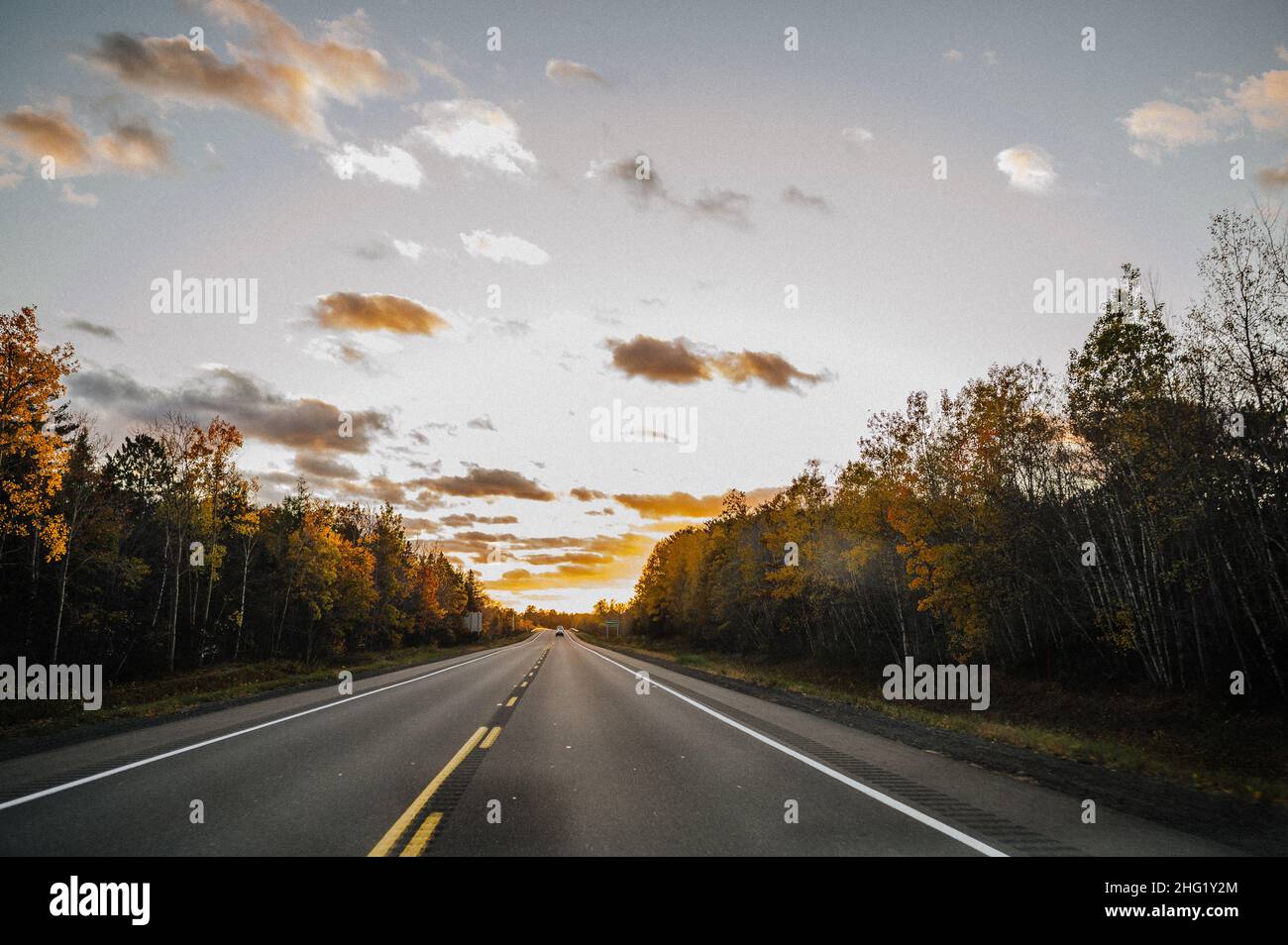 Golden highway hi-res stock photography and images - Alamy