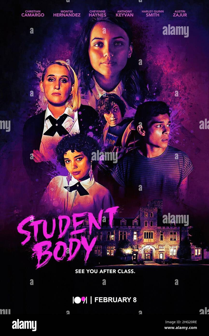 STUDENT BODY, advance poster, from top: Montse Hernandez, Harley Quinn ...