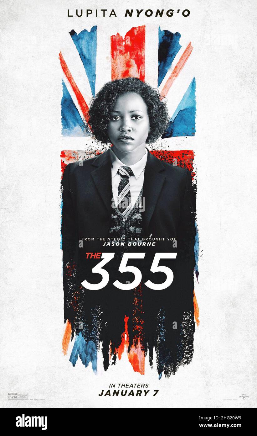 THE 355, US character poster, Lupita Nyong'o, 2022. © Universal ...