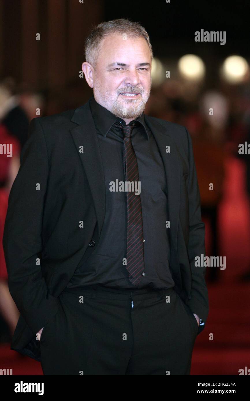 Uli Edel at the Rome film festival premiere of Der Baader Meinhof ...