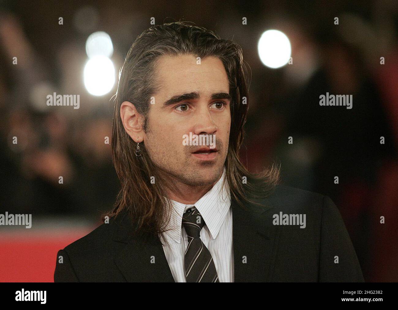 Colin Farrell arriving at the premiere of Pride and Glory during the ...