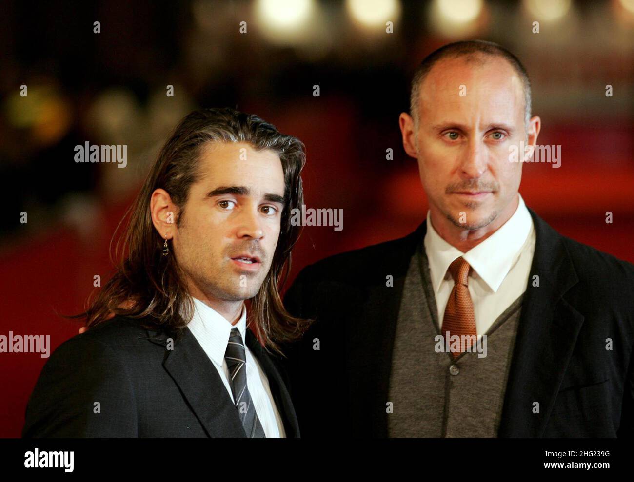 Colin Farrell and Gavin O'Connor arriving at the premiere of Pride and ...