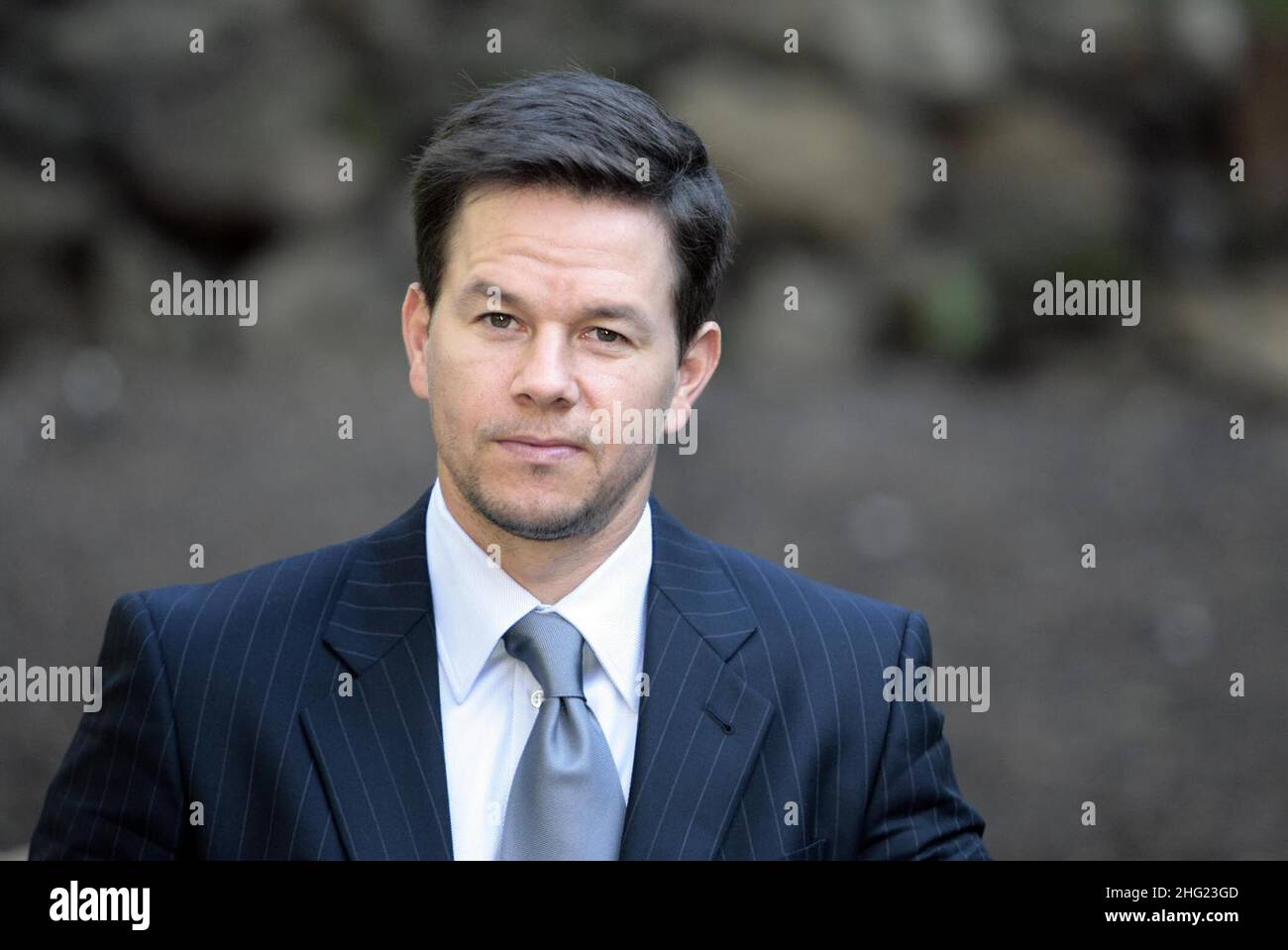 Mark Walhberg poses for photographers during a presentation for the ...