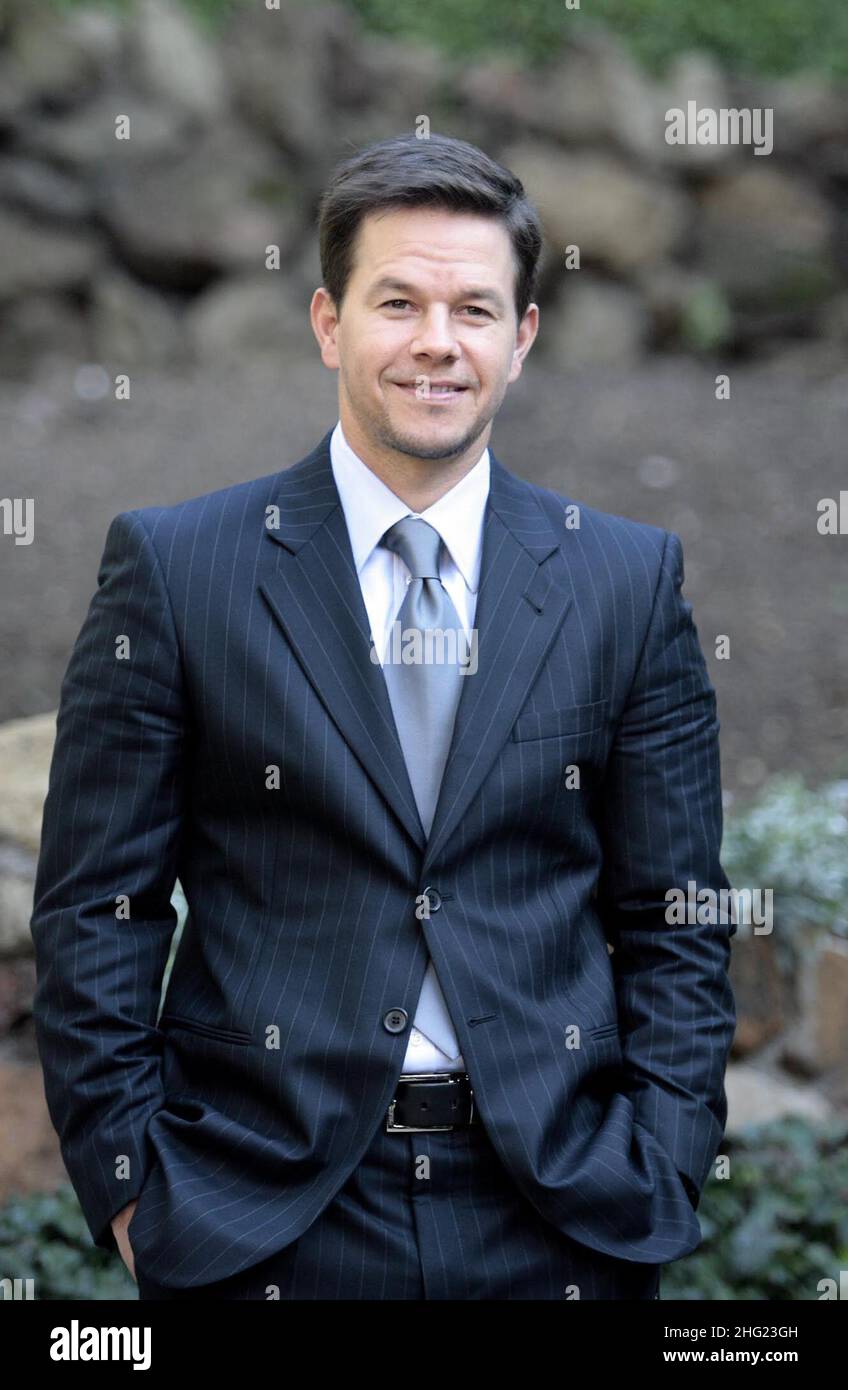 Mark Walhberg poses for photographers during a presentation for the ...